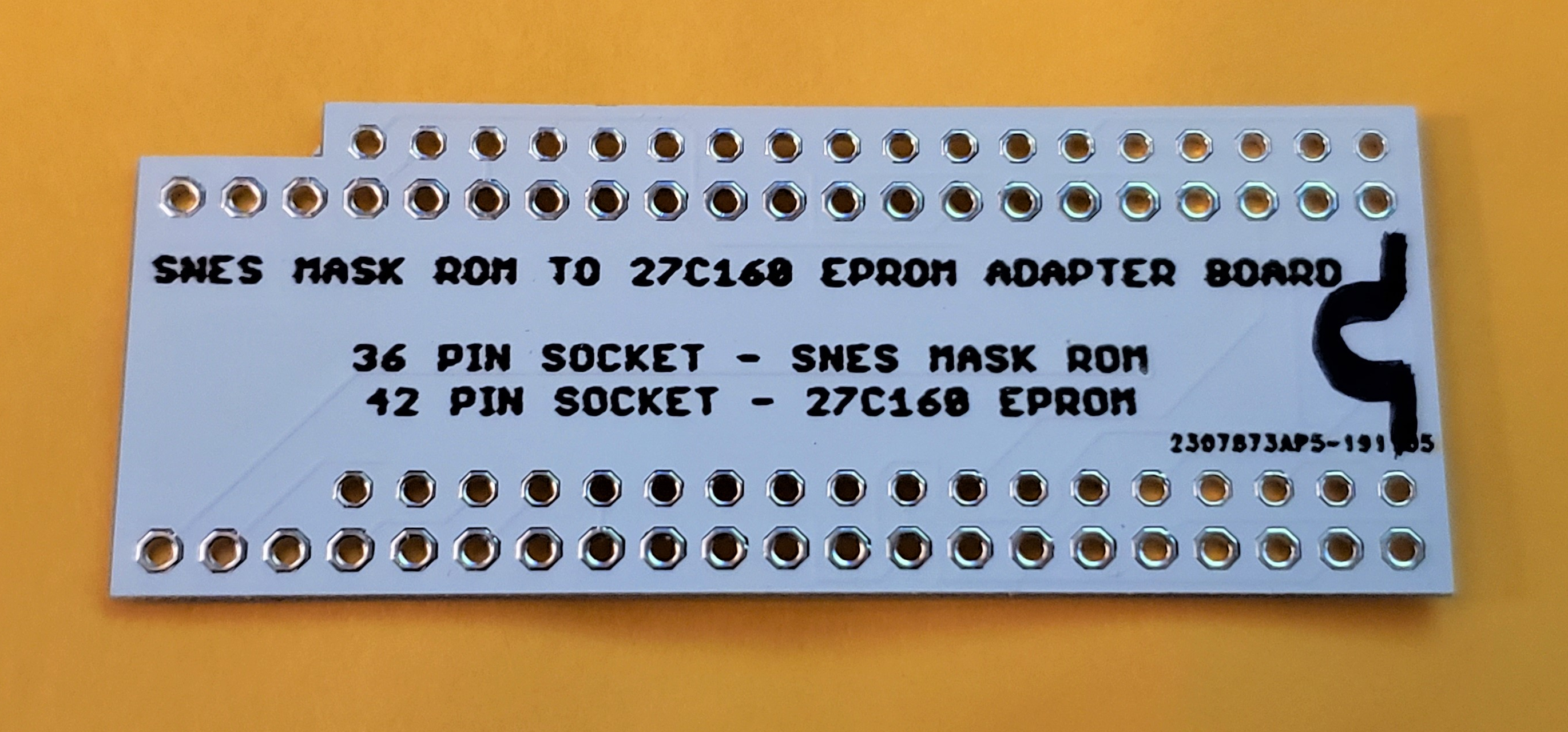 27C322, 27C160 to SNES Mask ROM Adapter Board | Mouse Bite Labs