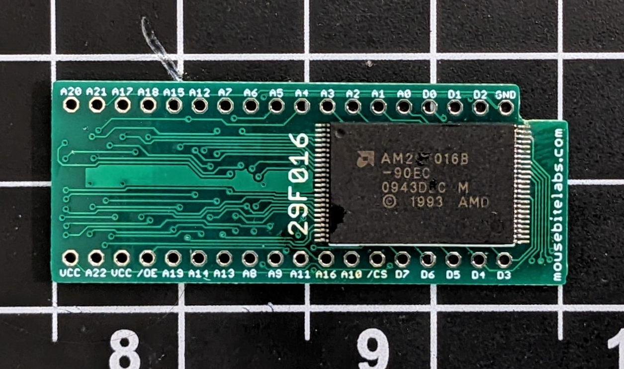 TSOP to SNES Mask ROM Adapter Board | Mouse Bite Labs