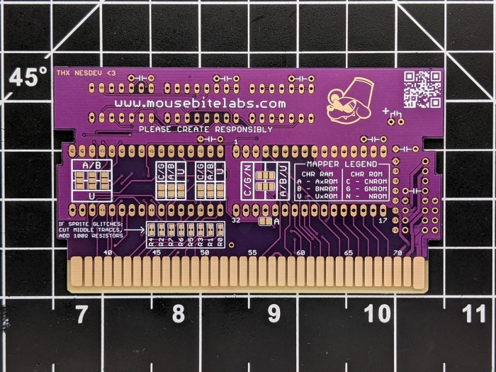 NES Reproduction Board Guide – Discrete | Mouse Bite Labs
