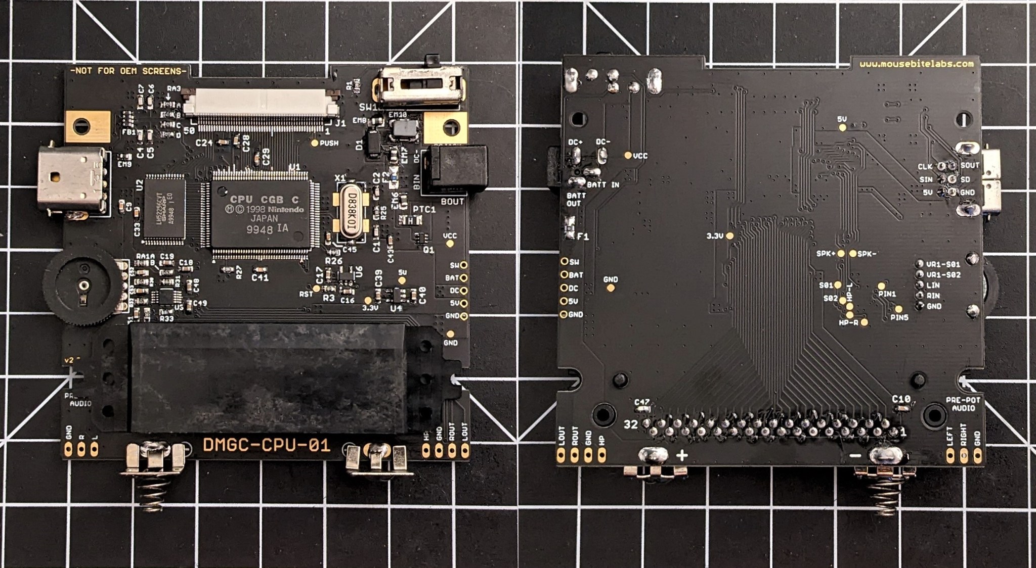 The Game Boy DMG Color (DMGC) | Mouse Bite Labs